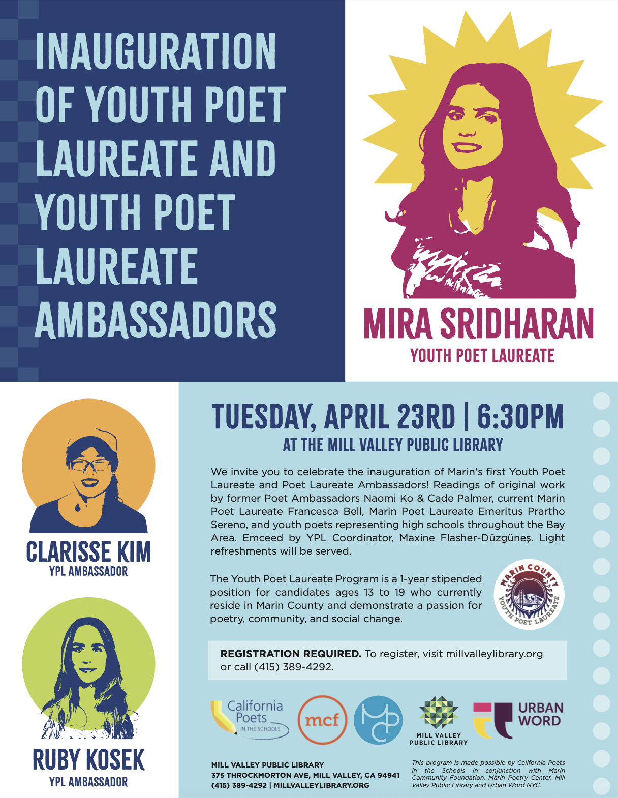 Inauguration of Youth Poet Laureate and Youth Poet Laureate Ambassador ...
